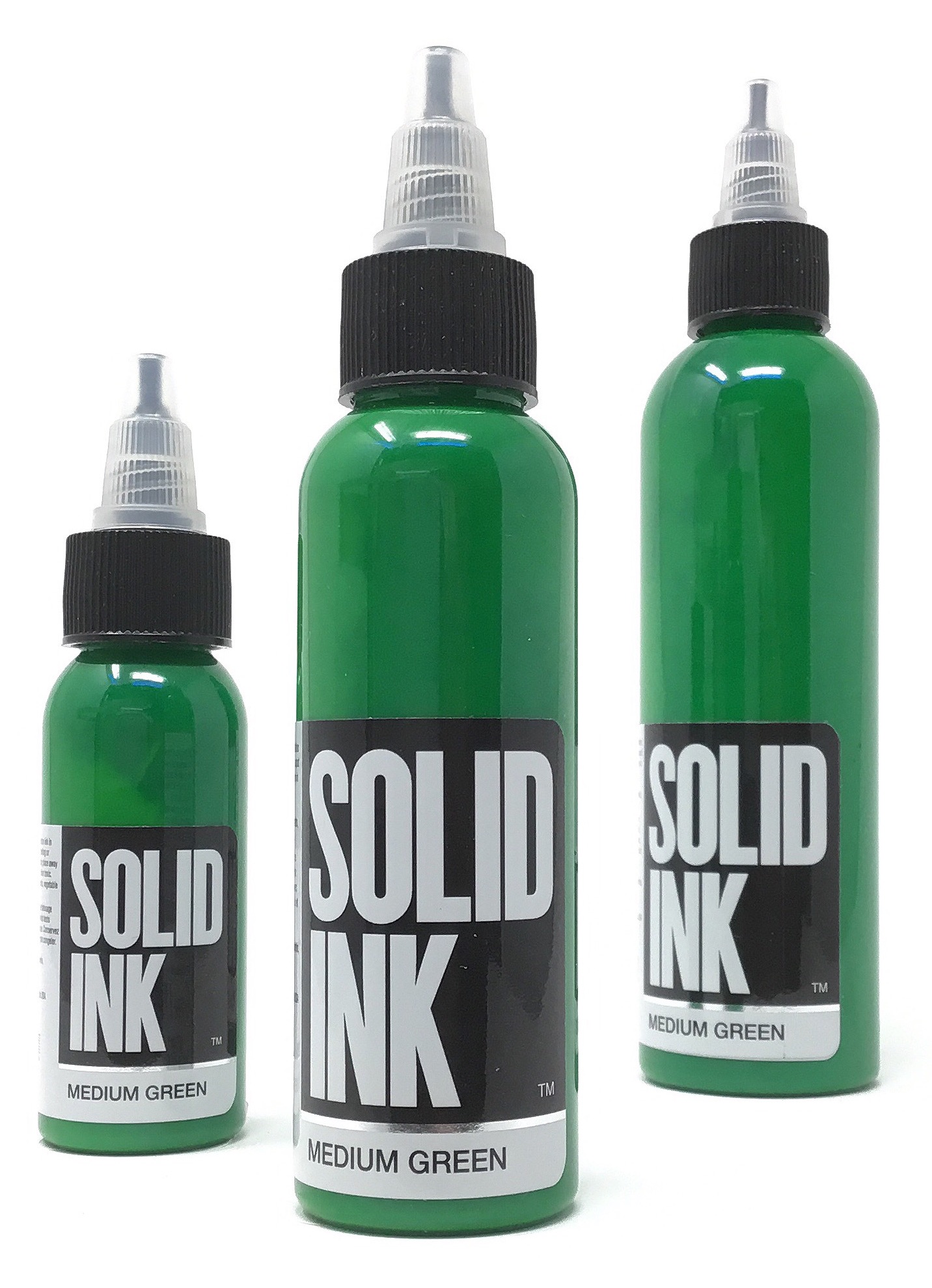 Solid Tattoo Ink Medium Green | Joker Tattoo Supply | Professional ...